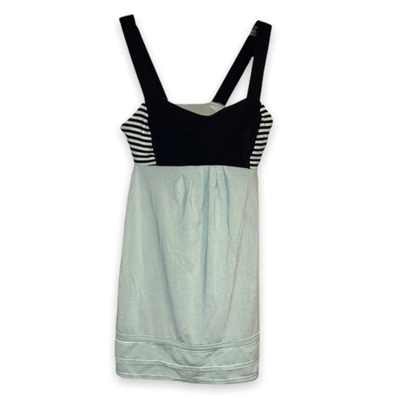 lululemon athletica | Tops | Lululemon Bra Top Baby Doll Tank Stripe ...